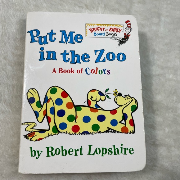 Other | Dr Seuss Put Me In The Zoo Board Book | Poshmark